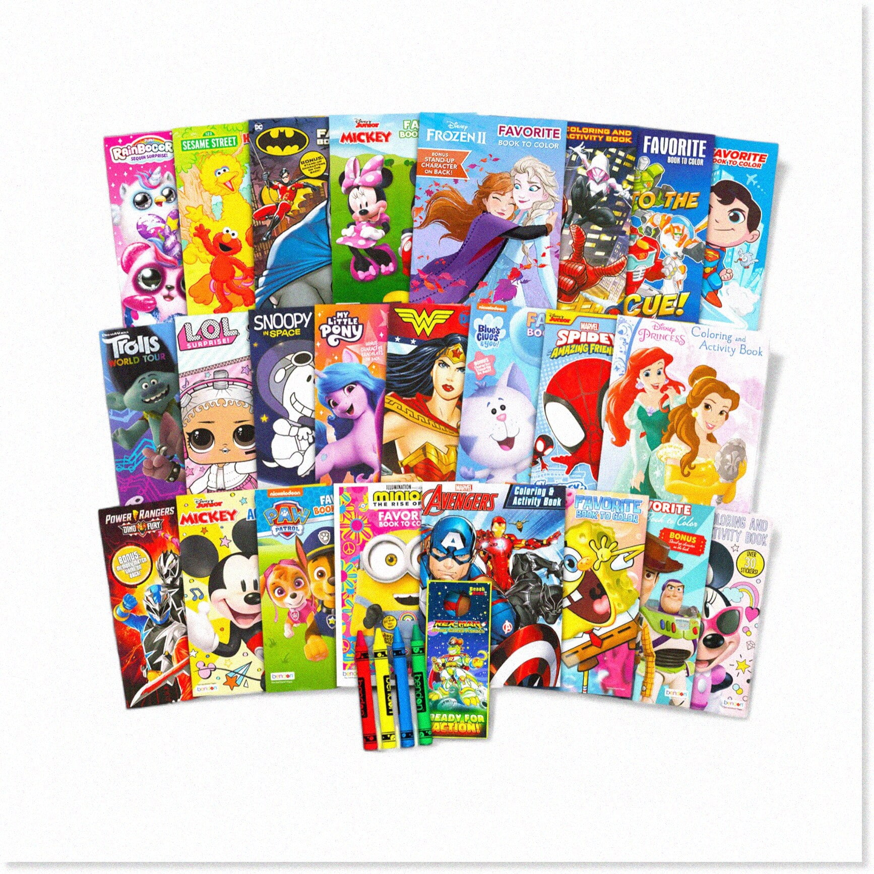 Colorful Adventures: 24 Assorted Licensed Activity Books for Ages 4-8 ...