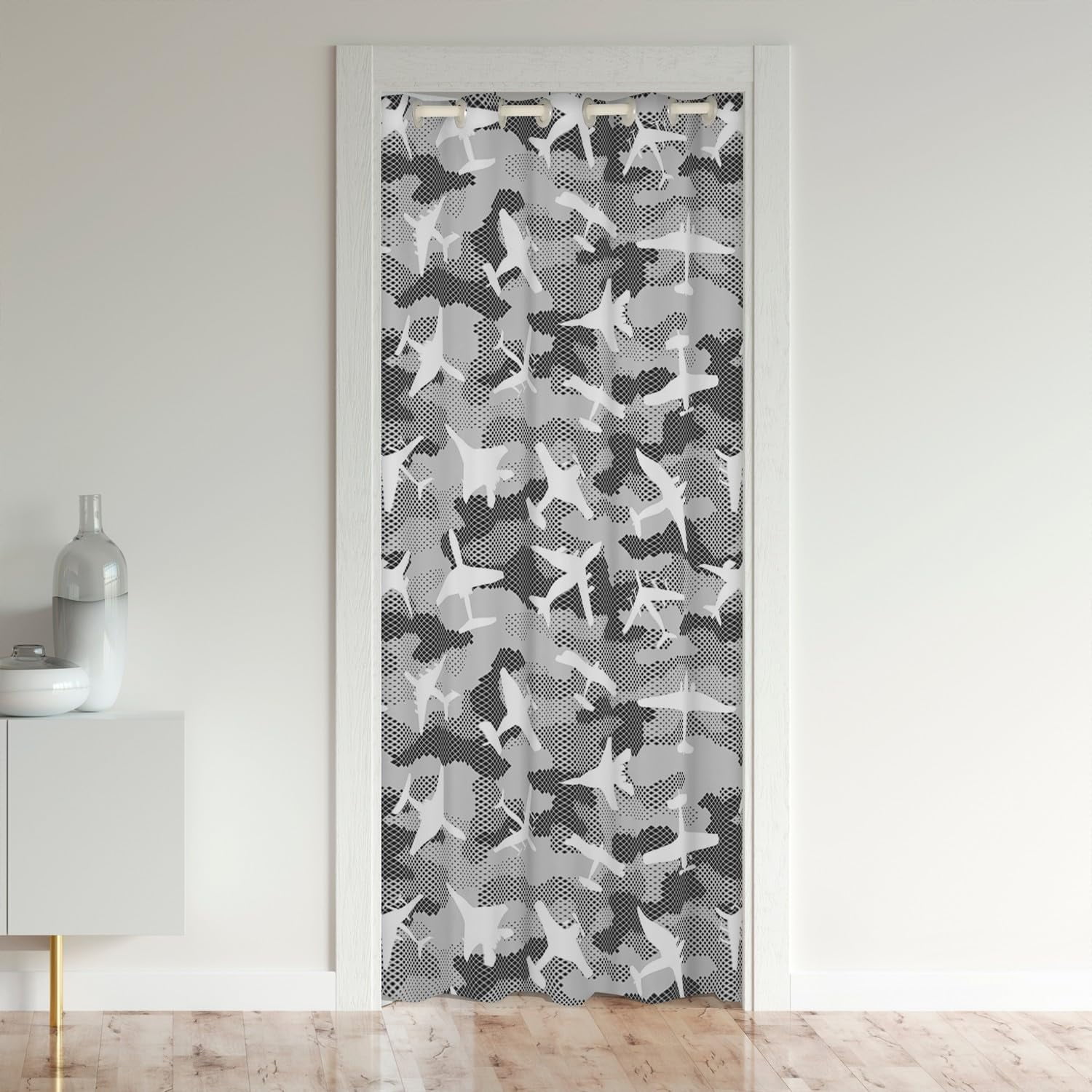 Colorful Airplane Aircraft Door Curtains for Doorway Privacy Closet ...