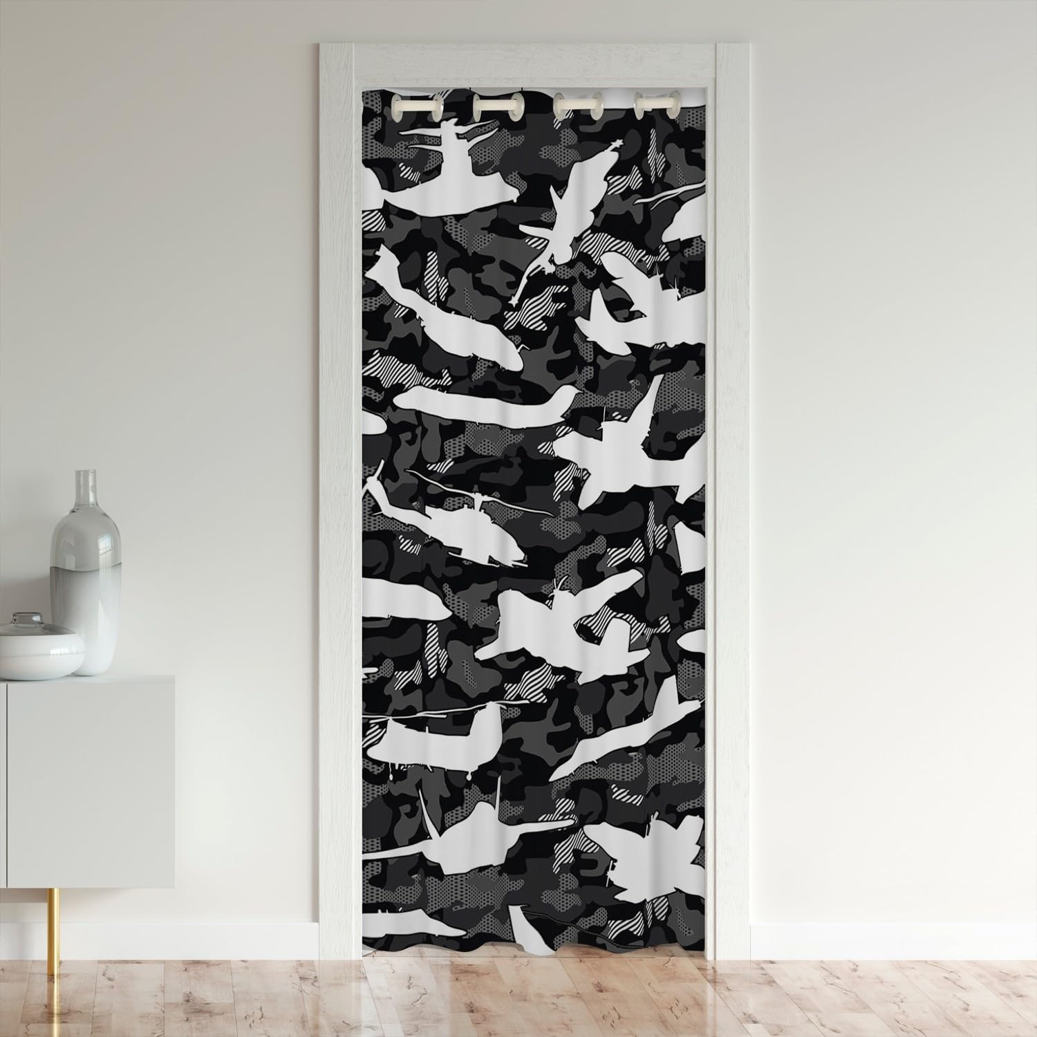Colorful Airplane Aircraft Door Curtains for Doorway Privacy Closet ...