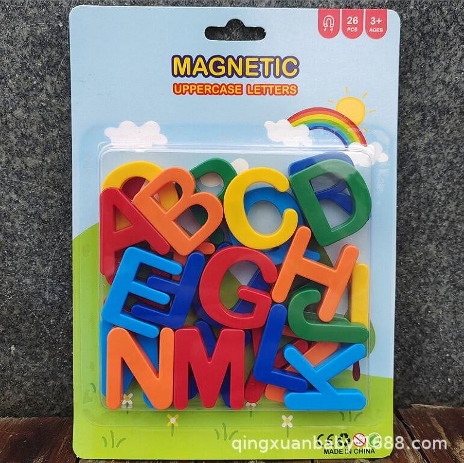 Colorful Alphabet Letter Fridge Set for Early Education - 26 Piece ...