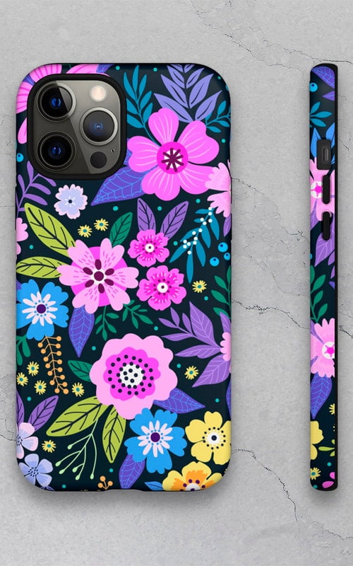 Colorful Amazing Flowers Floral Garden Heavy-Duty Protective Case for ...
