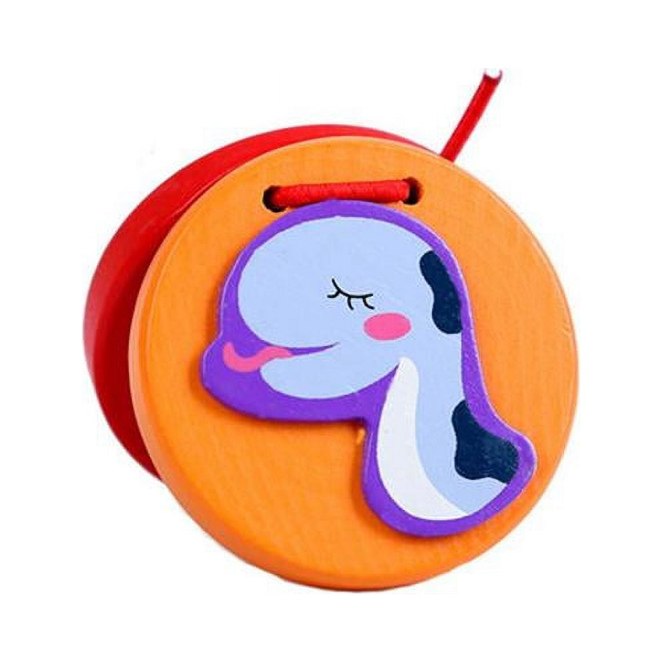 Colorful Animal Wooden Finger Castanet - 2 Piece - Walmart.com