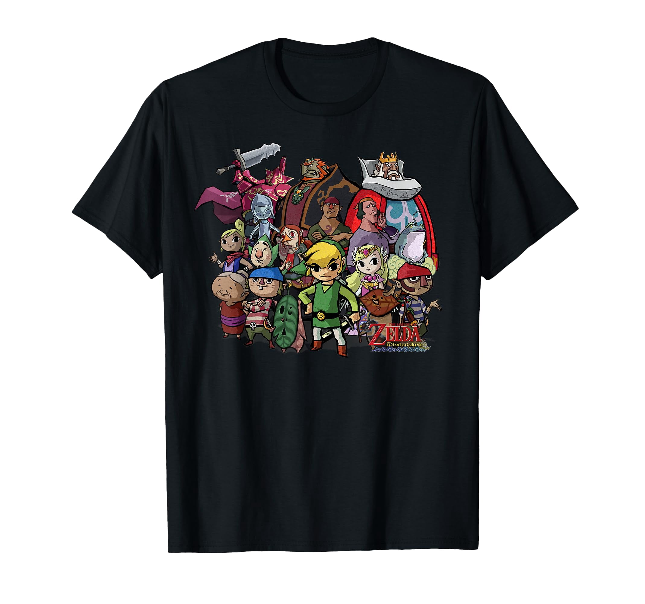 Colorful Animated Character Group Shot T-Shirt for Fun and Playful ...