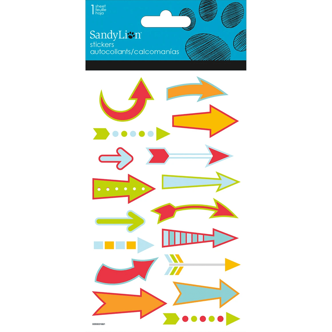 Colorful Arrows Stickers, Bright, Eye Catching Arrow Designs in Various ...