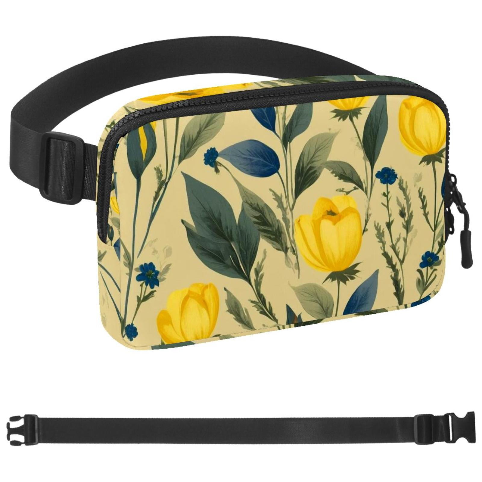 Colorful Art Leaves Unisex Style Fanny Pack: Fashion Waist Packs ...