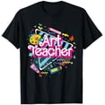 Colorful Art Supplies Graphic T-Shirt for Passionate Art Teachers and ...