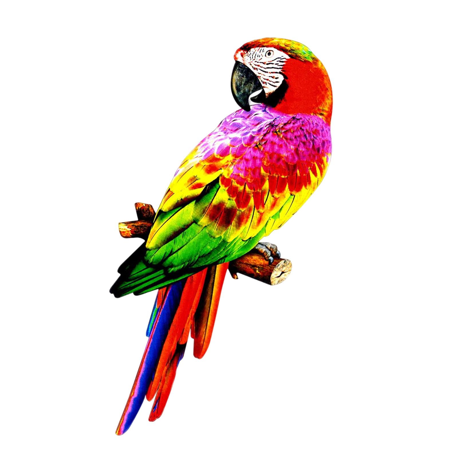Colorful Artificial Parrots Figurines DIY Statue Photo Props Bird Model ...