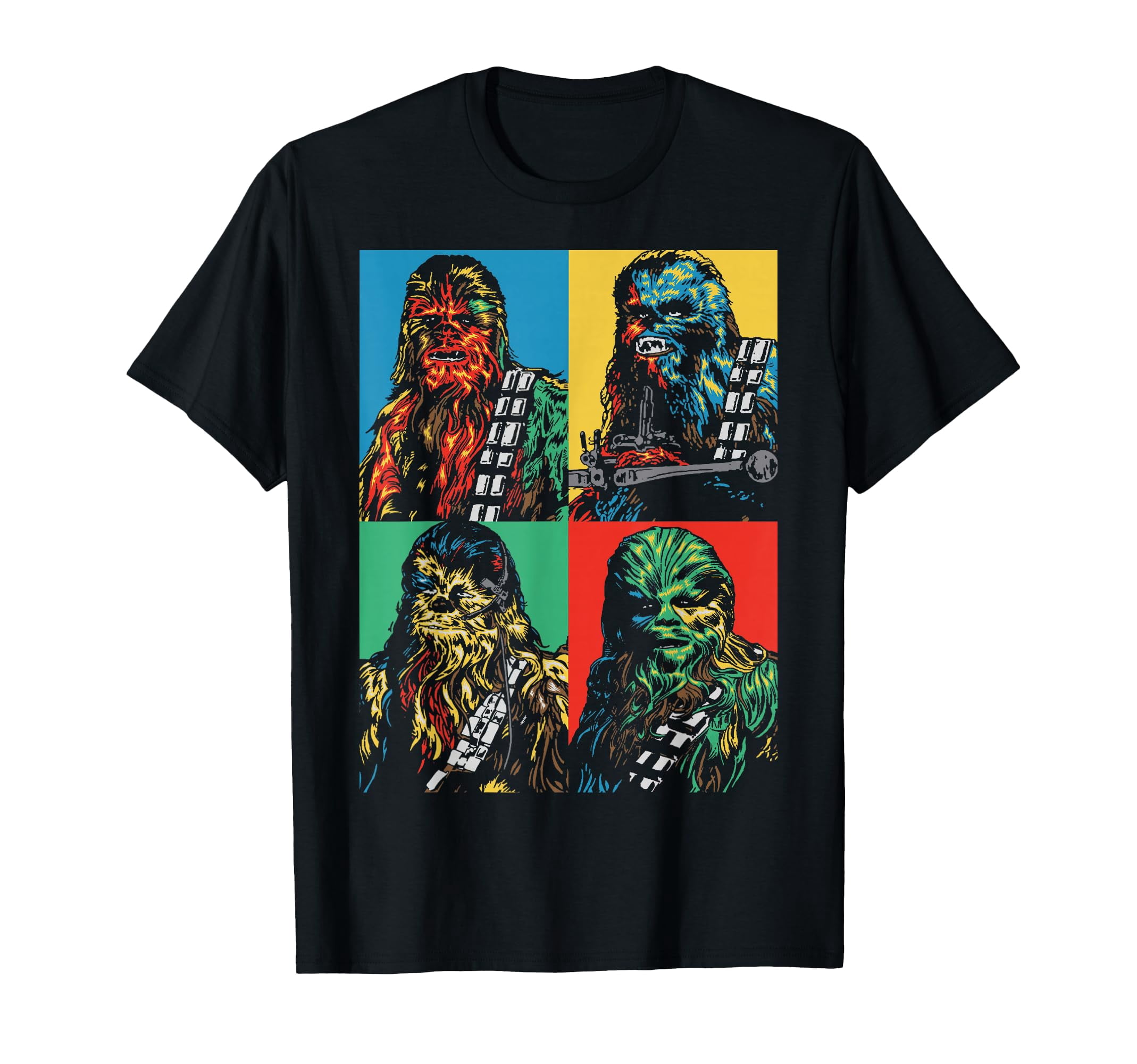 Colorful Artistic Panel Portrait T-Shirt for Unique Style and ...