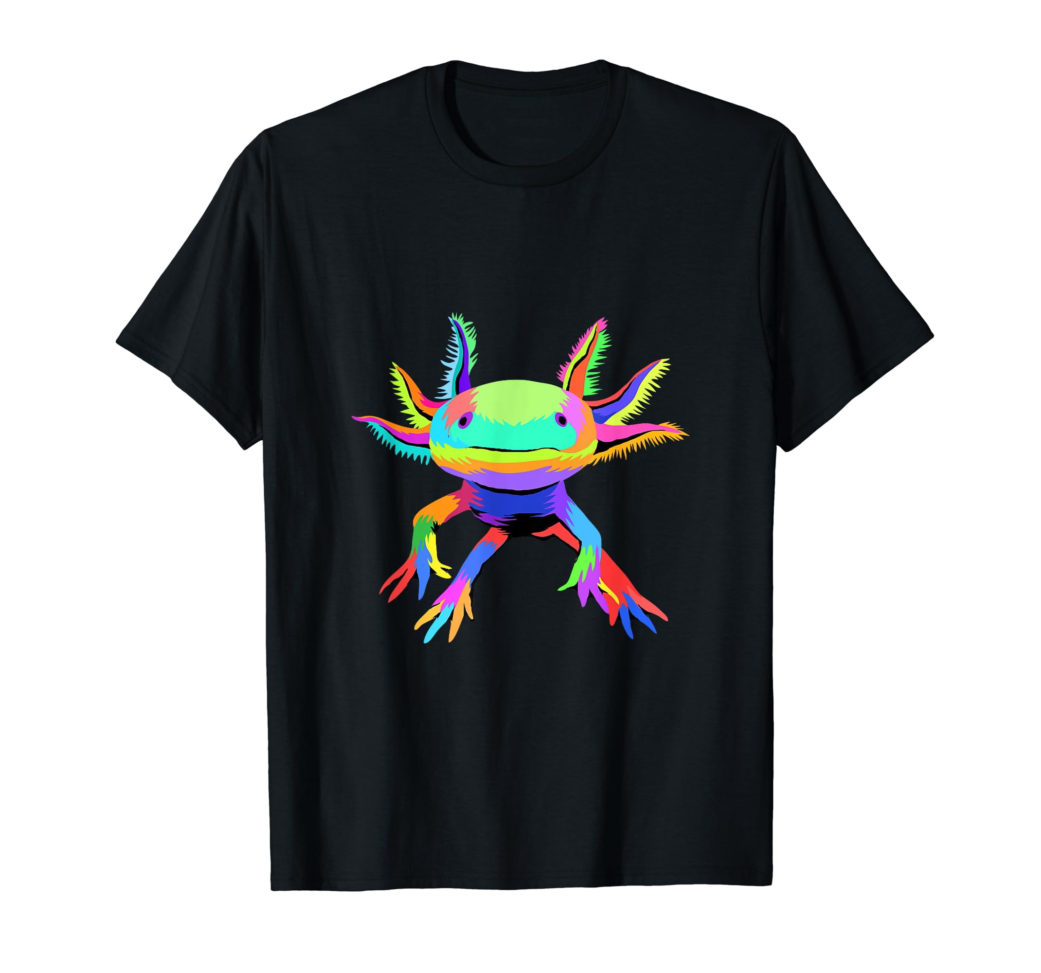 Colorful Axolotl Shirt Pop Art Axolotl Animal Axolotl Lover Short ...