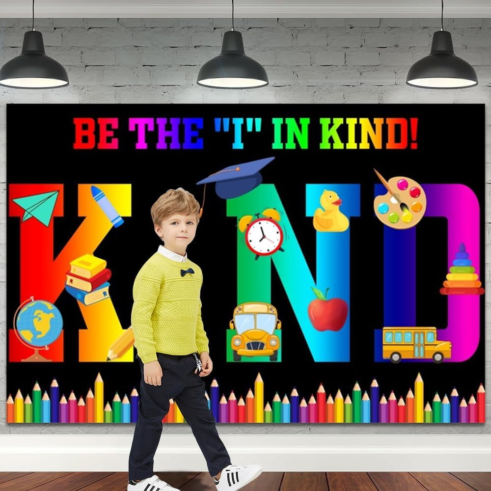 Colorful Back to School Classroom Backdrop Decorations Welcome ...