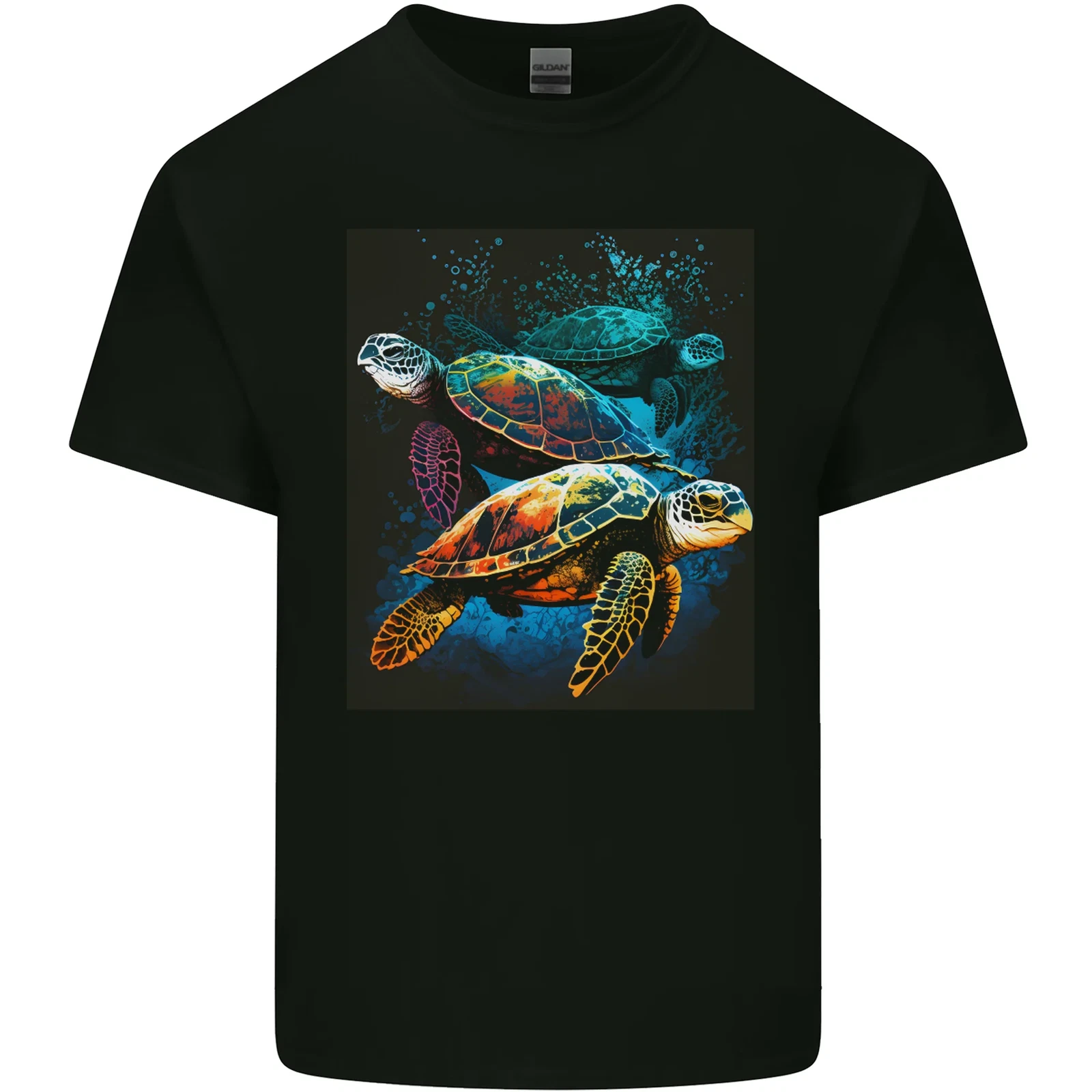 Colorful Bale Of Turtles Funny and Animal and Unisex T-Shirt - Walmart.com
