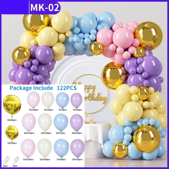 Colorful Balloon Arch Kit,Party Decorations for Birthday Graduation ...