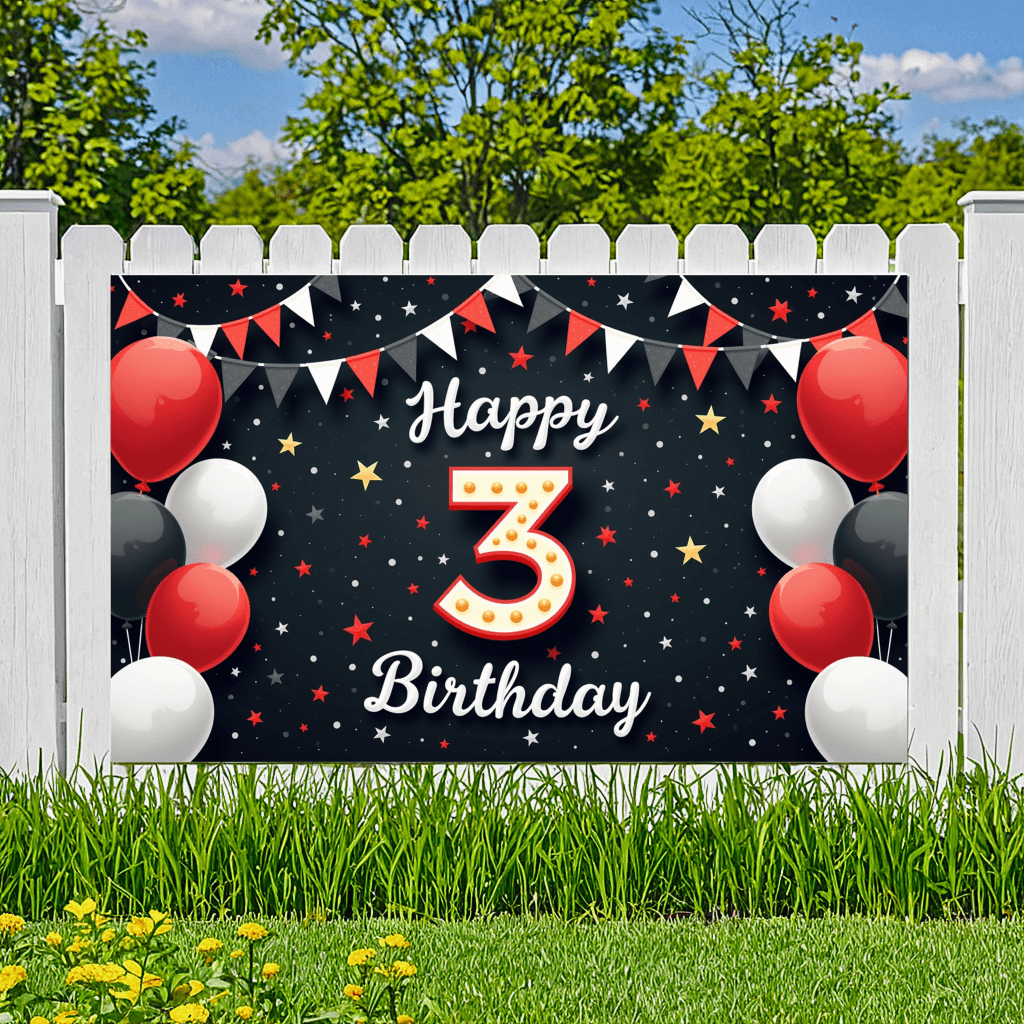 Colorful Balloon Banner for Kids Party Indoor Celebration Event ...