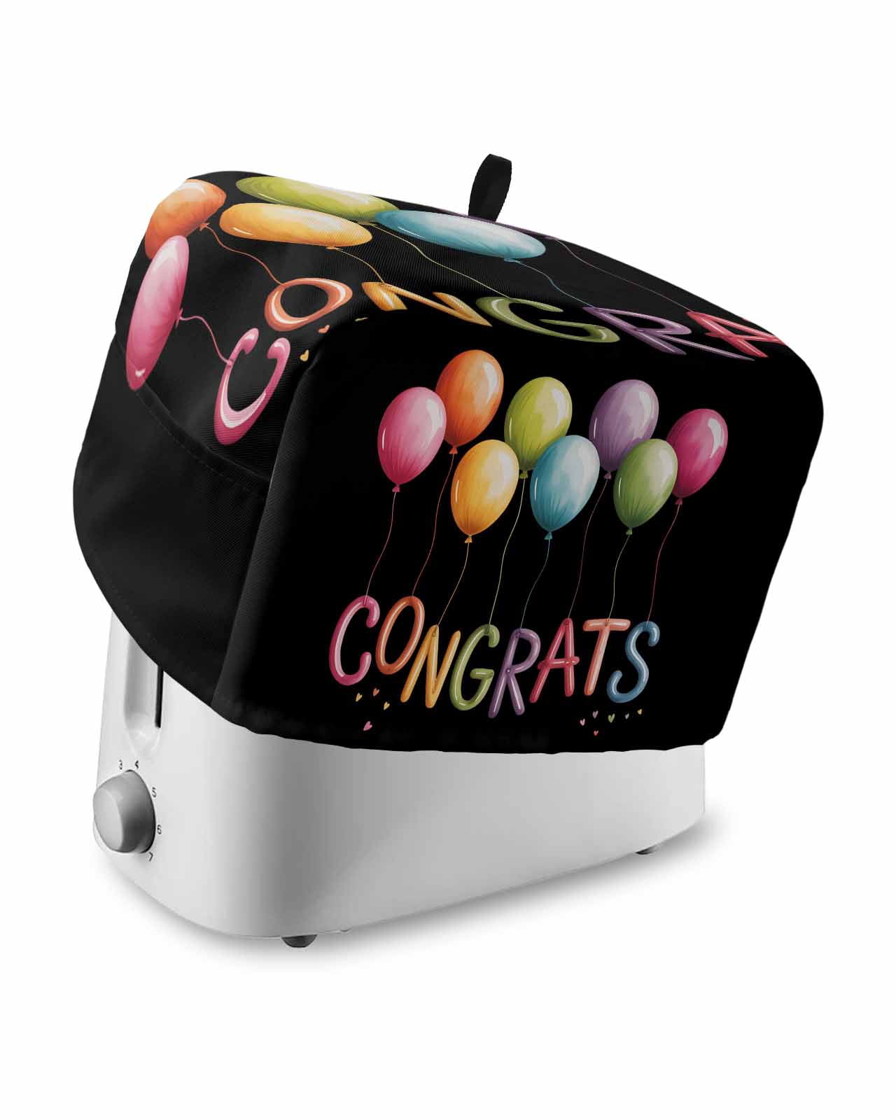 Colorful Balloon Graduation Toaster Cover 2 Slice, Small Kitchen ...