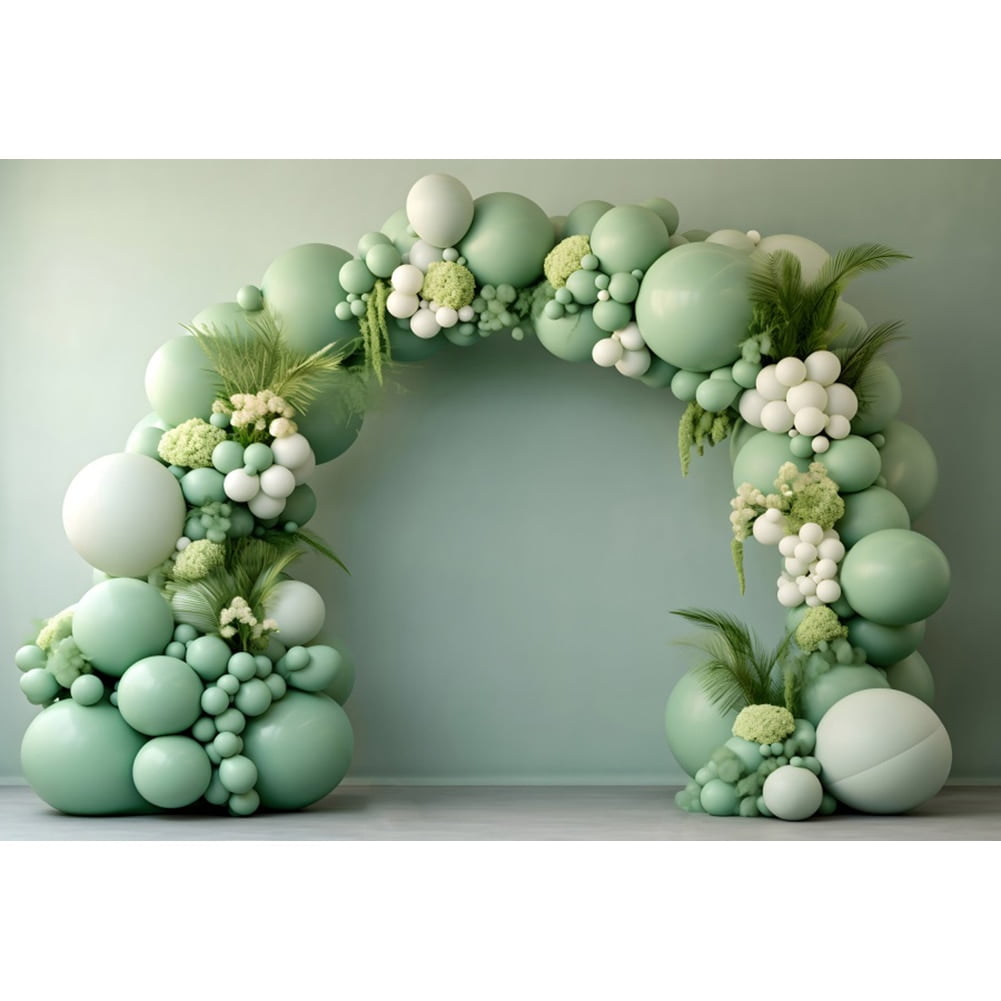 Colorful Balloon Photography Backdrops Boy Girl One Year Birthday Party ...