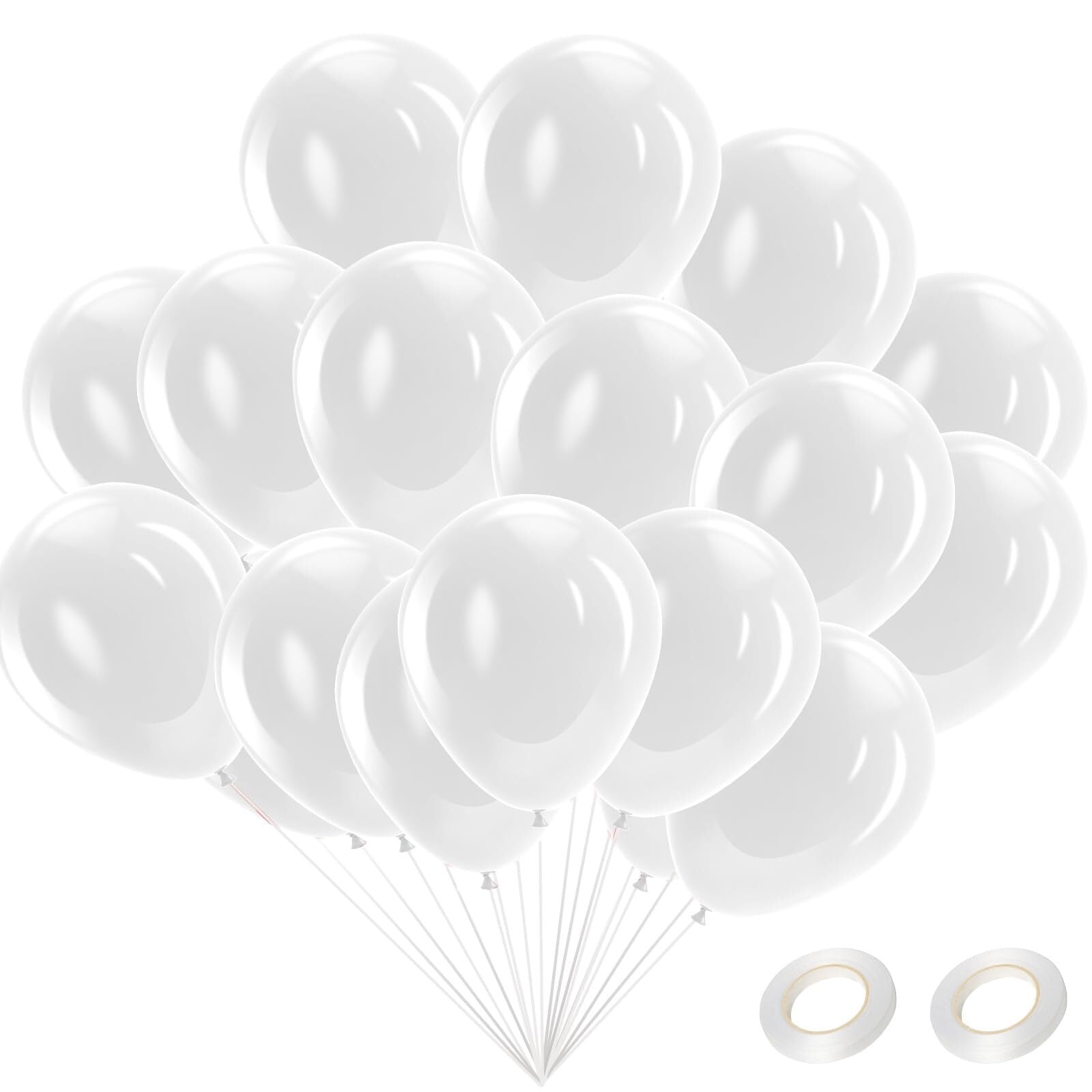 Colorful Balloons, 100 PCS 12 inch Assorted Rainbow Latex Balloons ...