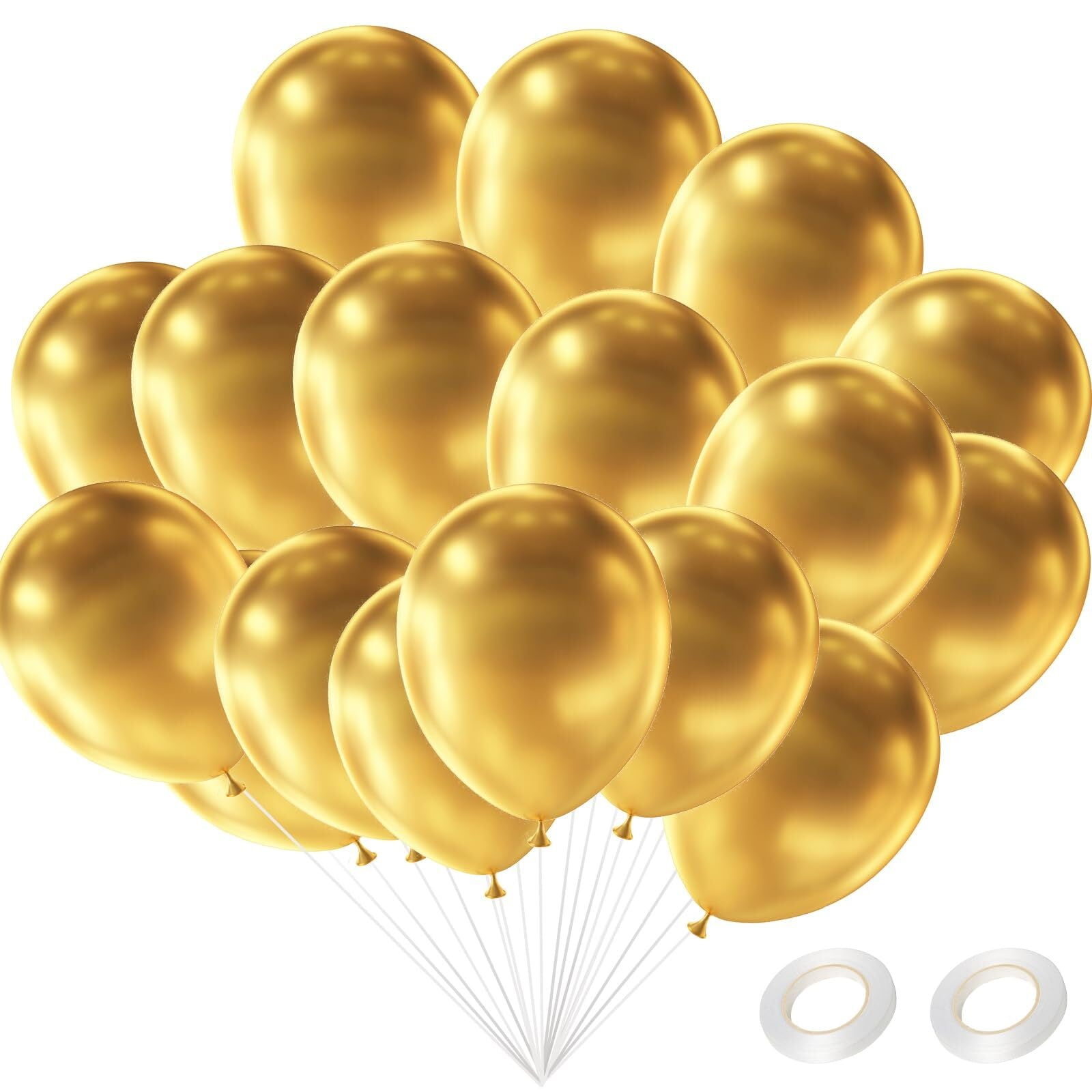 Colorful Balloons, 100 PCS 12 inch Assorted Rainbow Latex Balloons ...