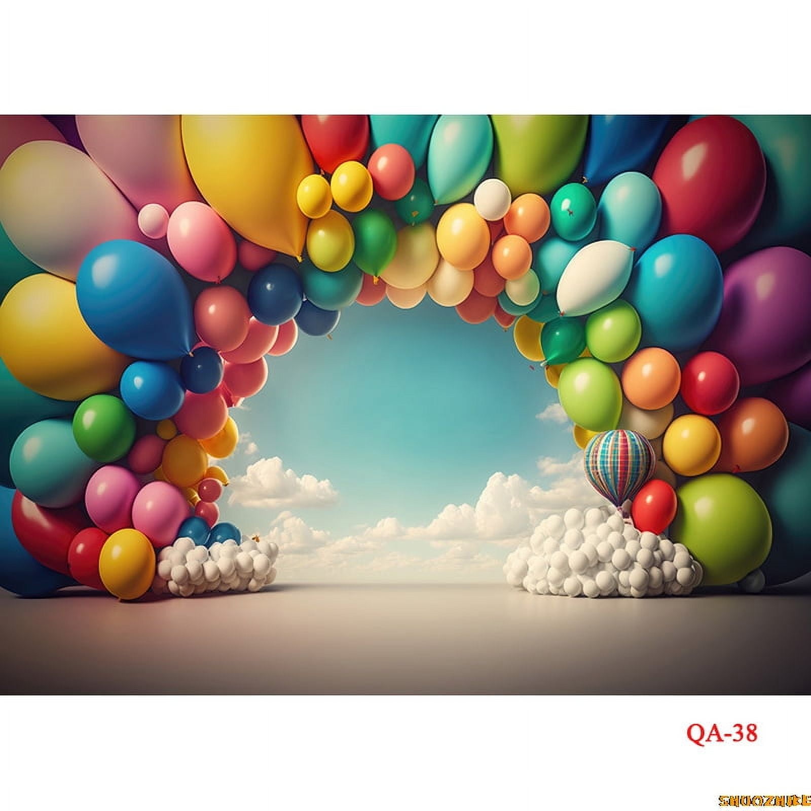 Colorful Balloons rations For Birthday Party Stage Photography ...