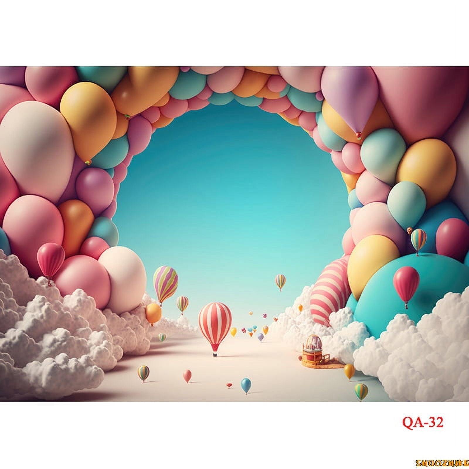 Colorful Balloons rations For Birthday Party Stage Photography ...