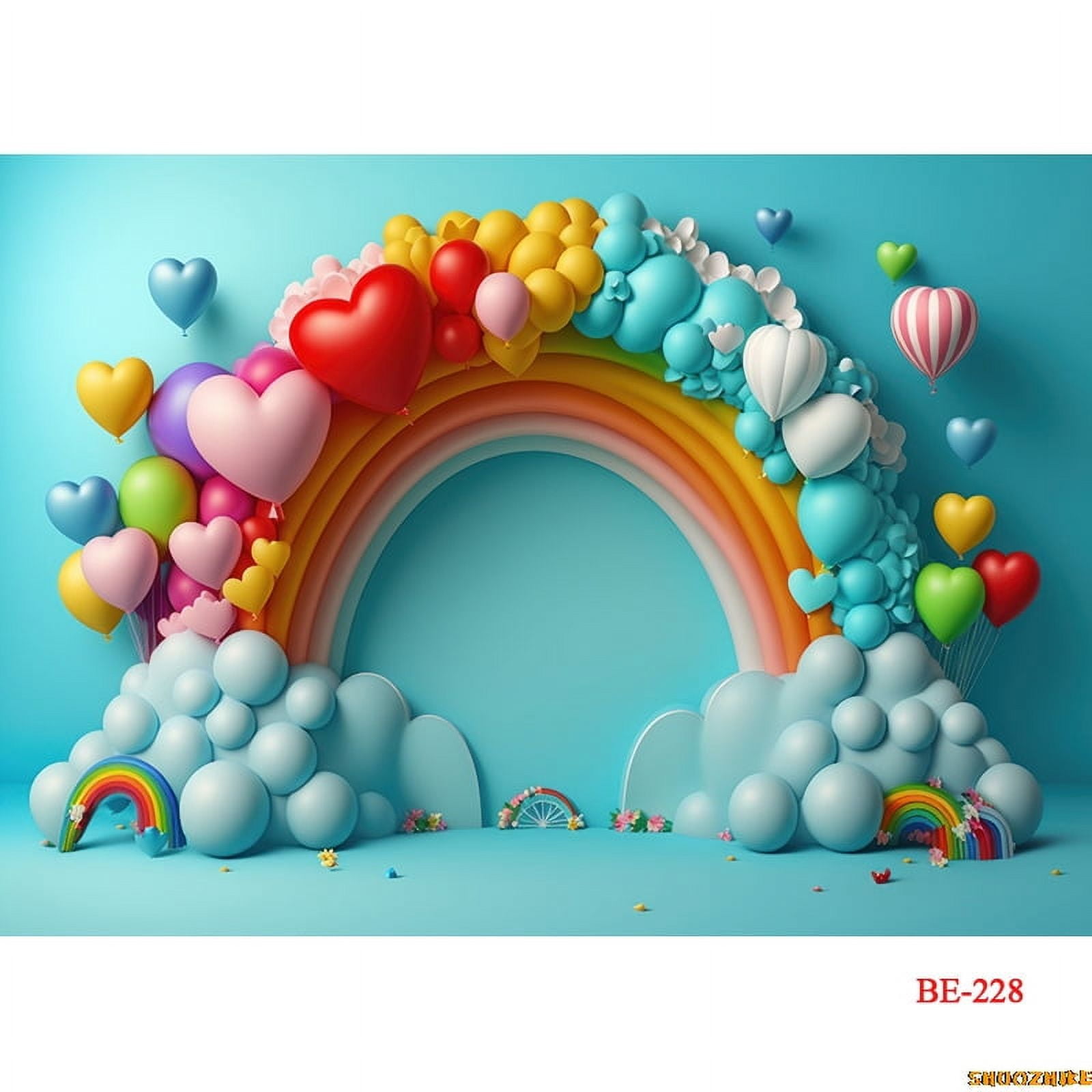 Colorful Balloons rations For Birthday Party Stage Photography ...