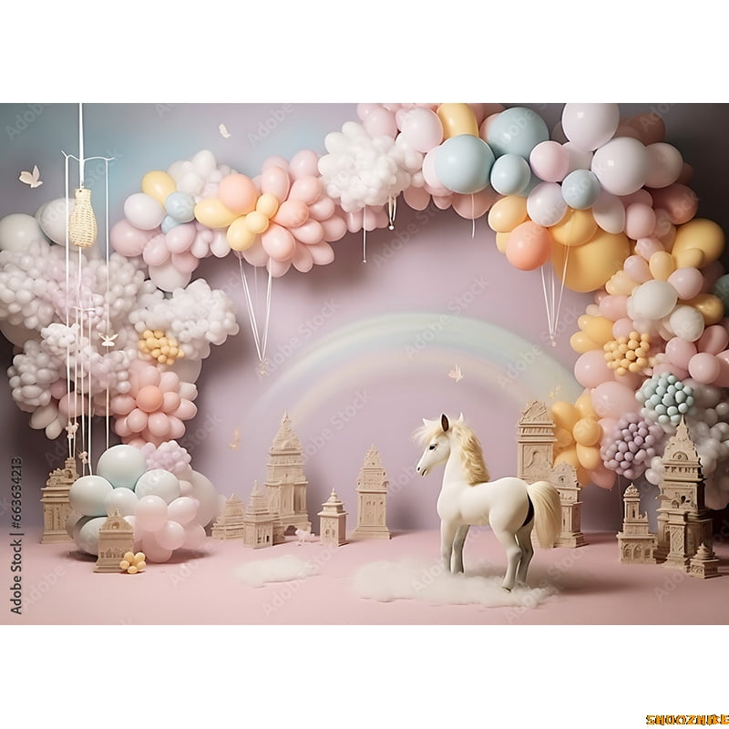 Colorful Balloons rations For Birthday Party Stage Photography ...