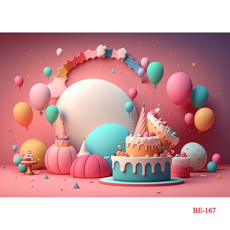 Colorful Balloons rations For Birthday Party Stage Photography ...