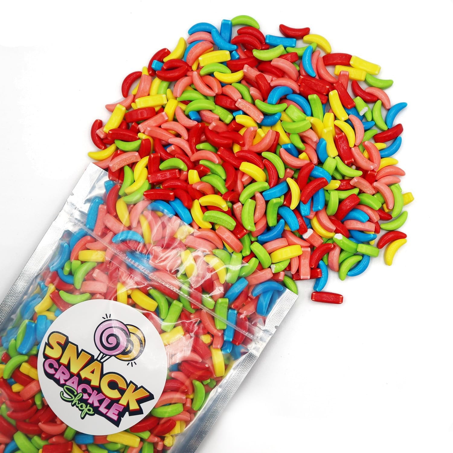 Snack Crackle Shop Colorful Banana Candy Gluten-Free Multicolor ...