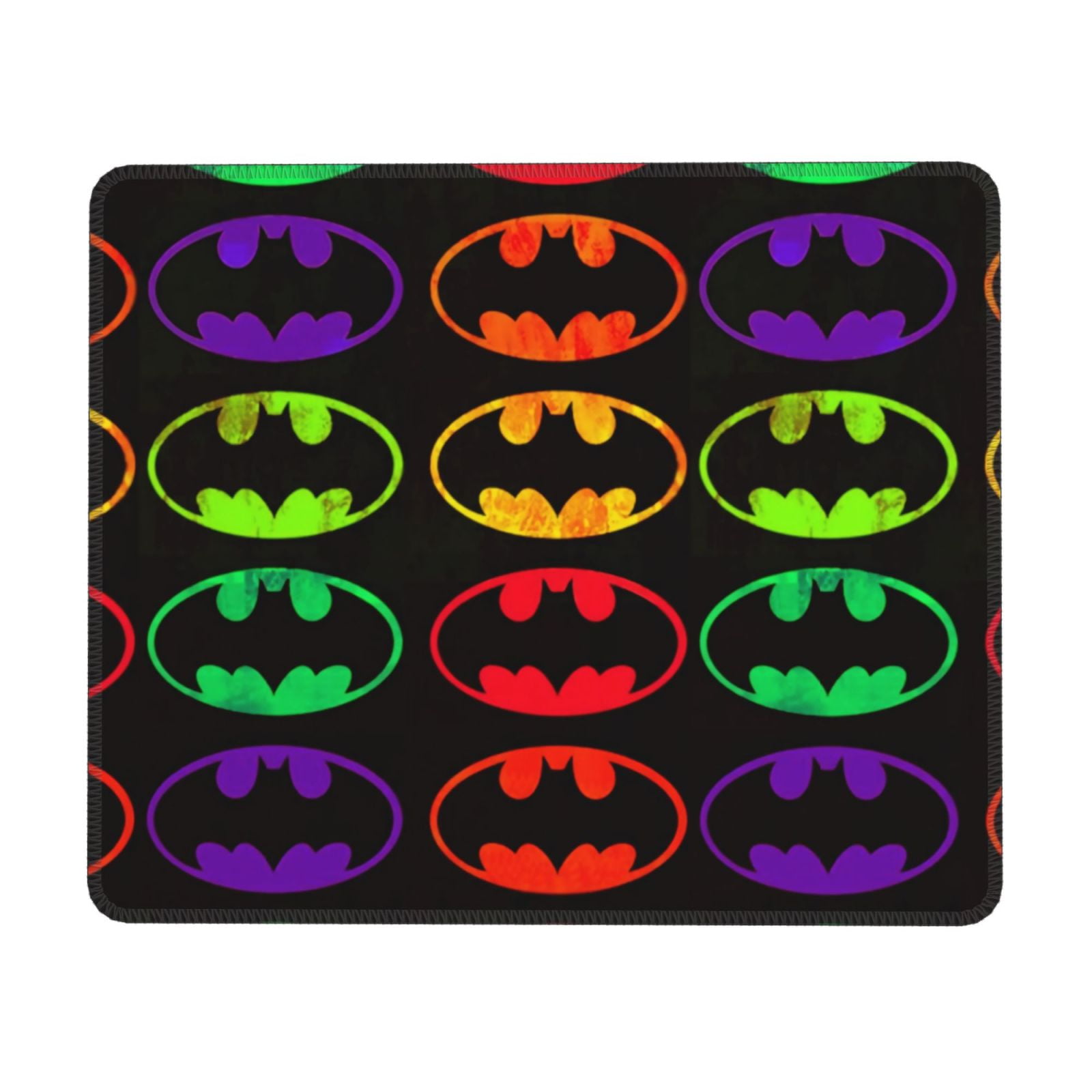 Colorful Batman Logo Square Mouse Pad,Mouse Mat Design,Desk Mat ...