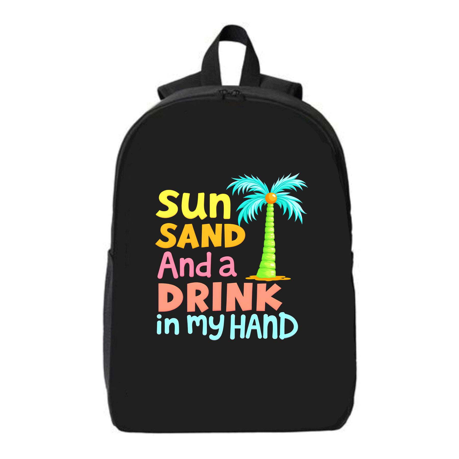 Colorful Beach-Themed Laptop Backpack for 15 " Laptop & iPad - Features ...