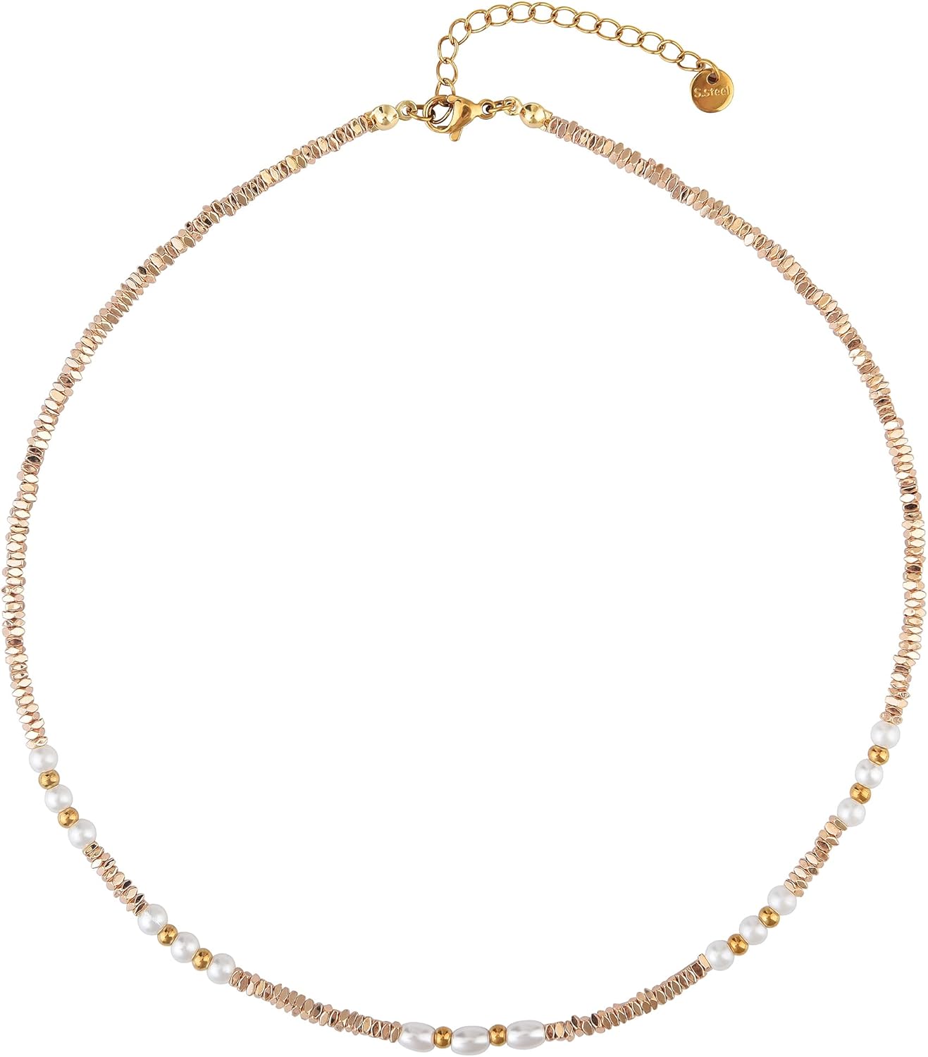 Colorful Beaded Necklace For Women Multi-layer Pearl Necklace For ...