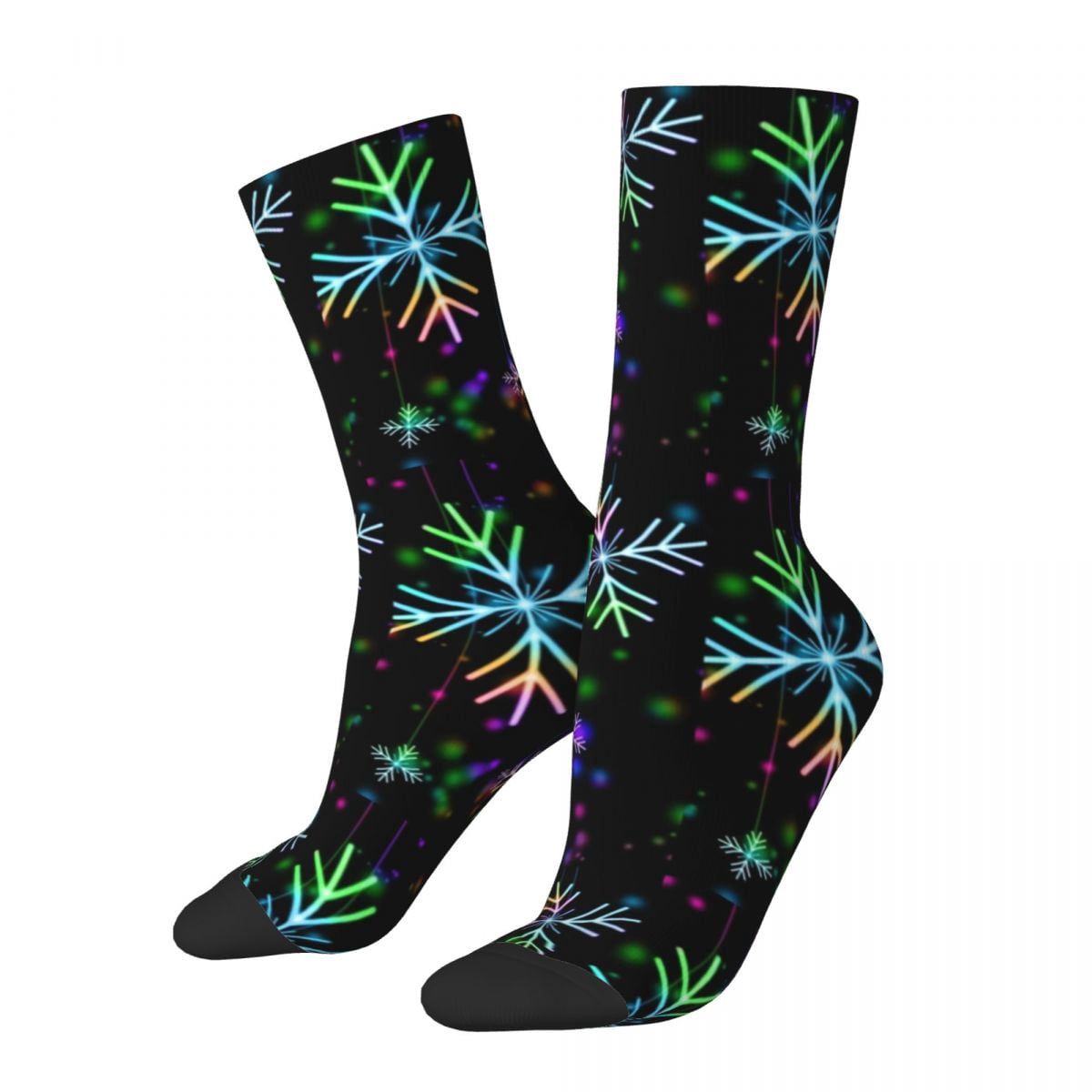 Colorful Beads Print Stockings Retro Mandala Design Elegant Socks ...