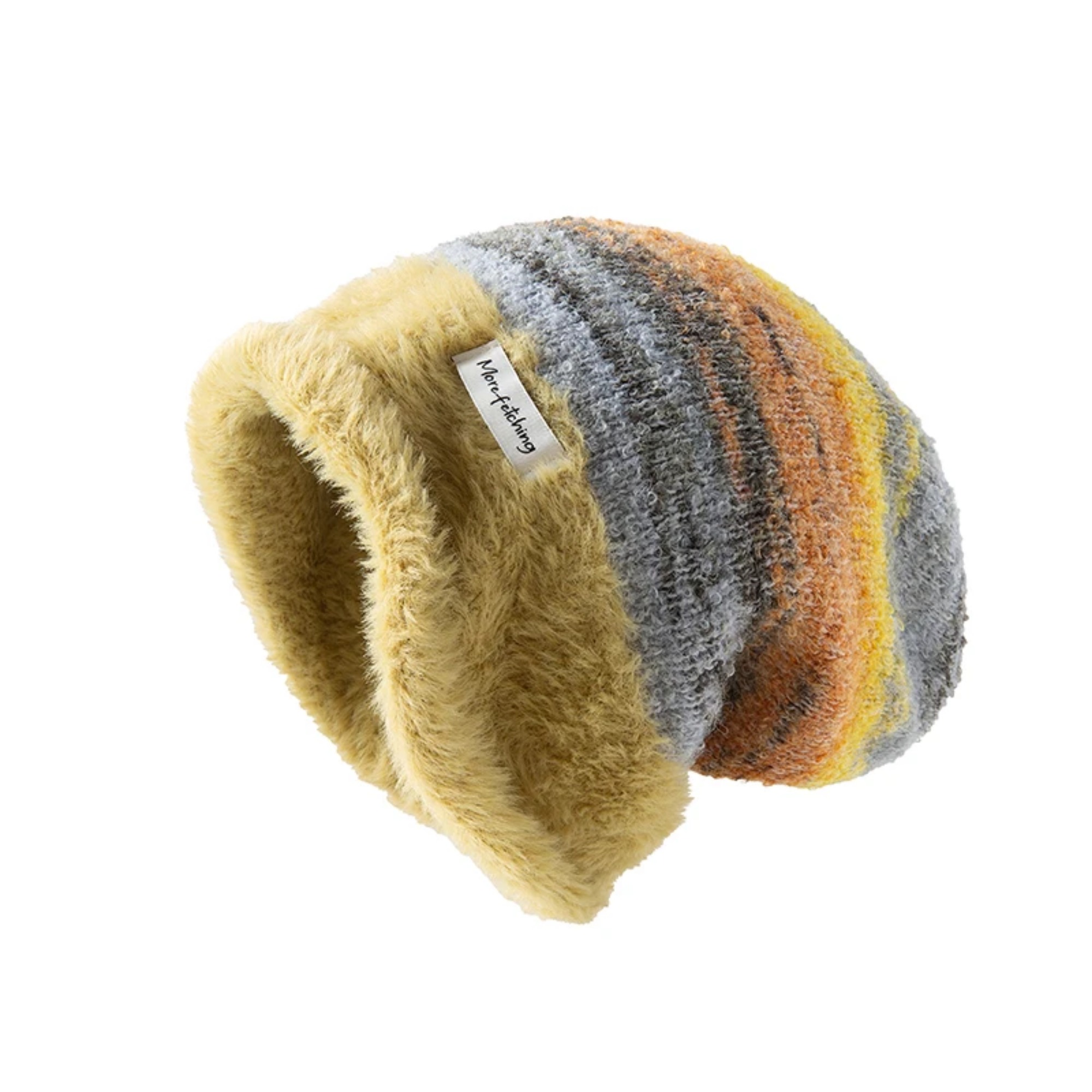 Colorful Bean Hat Women's Winter Warm Knitted Hat Suitable for Daily ...