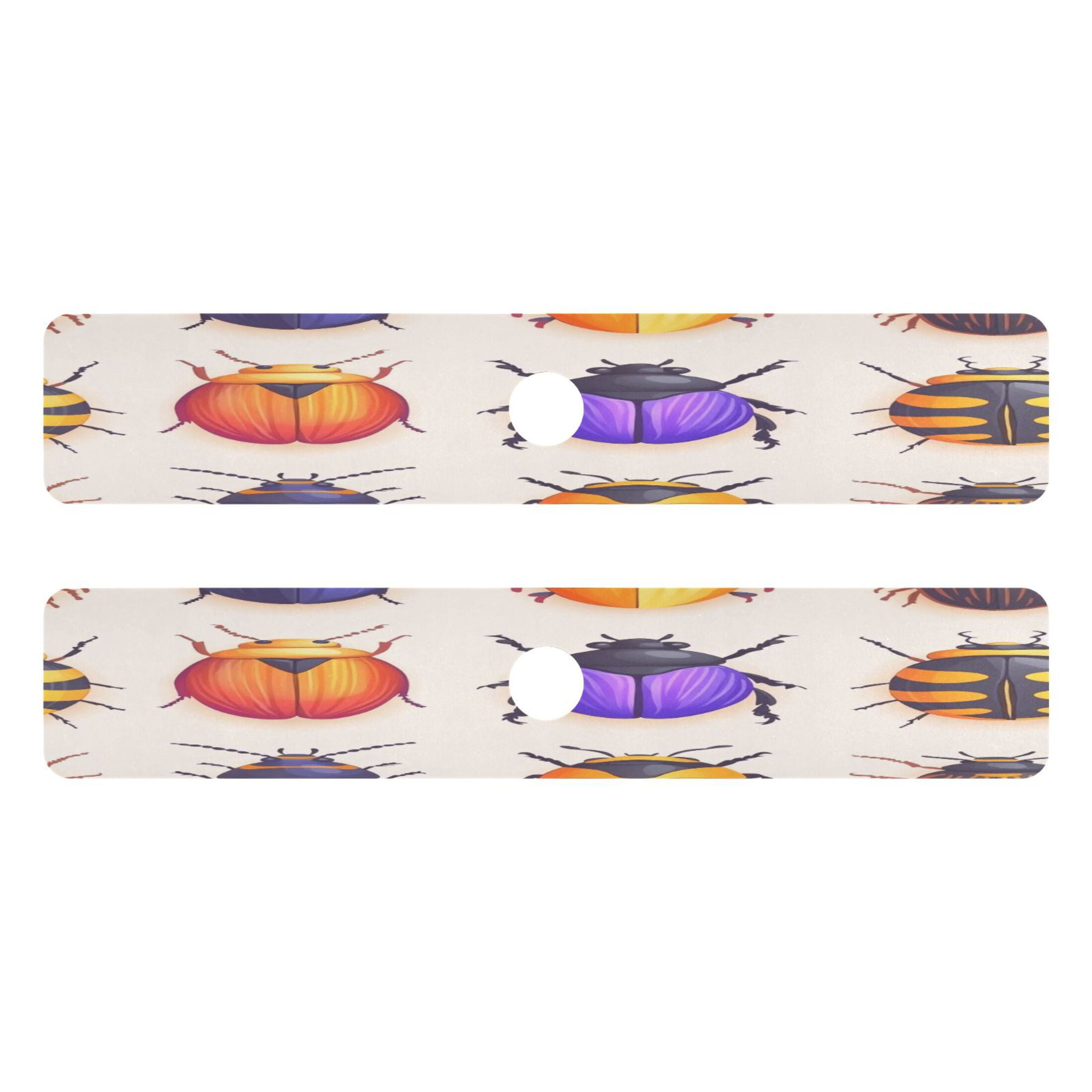 Colorful Beetles Design Extra Long Silicone Algae Sink Mat 30x5.4in 2 ...