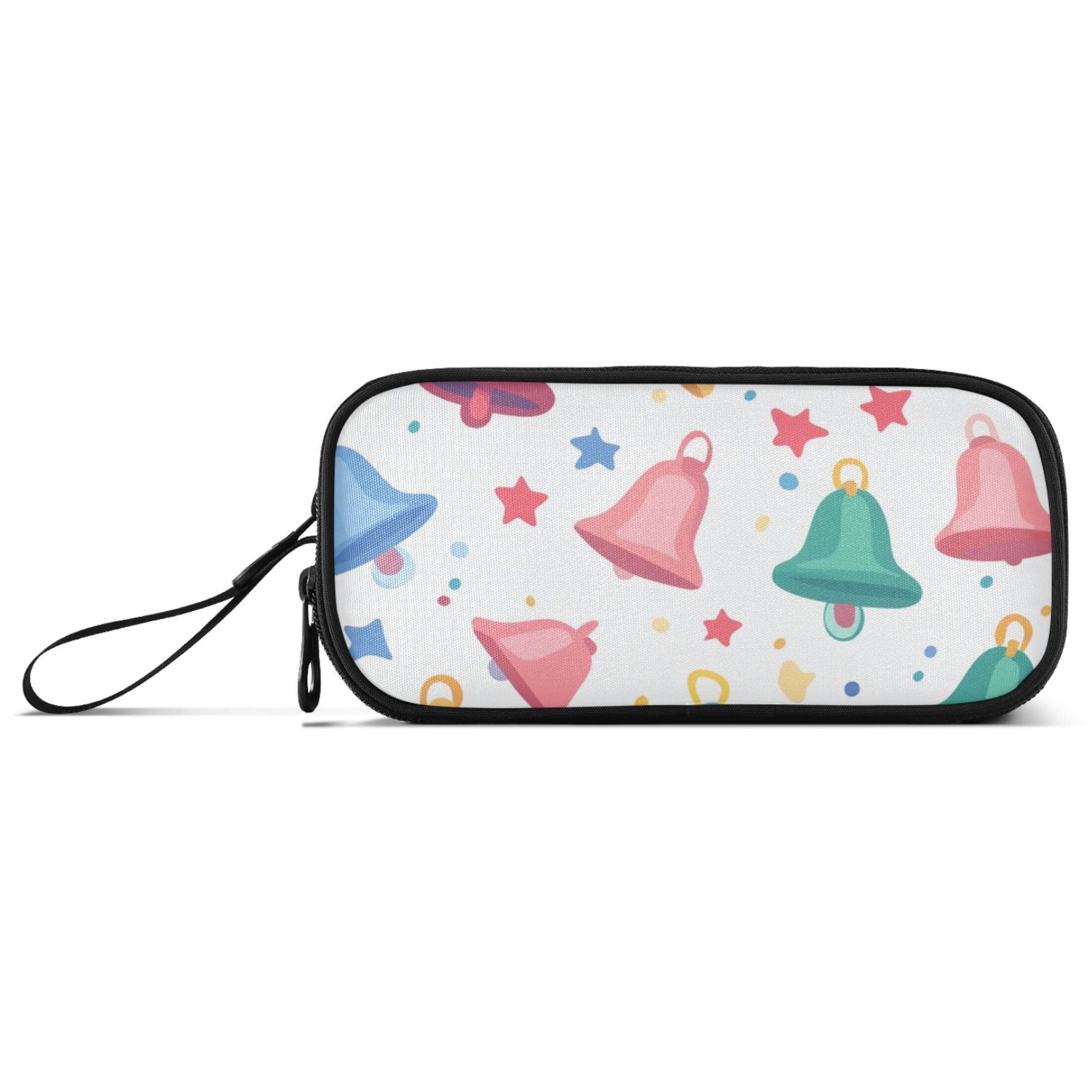 Colorful Bells Stars Cute Pencil Case Stationary Holder Pen Bag Pencil ...