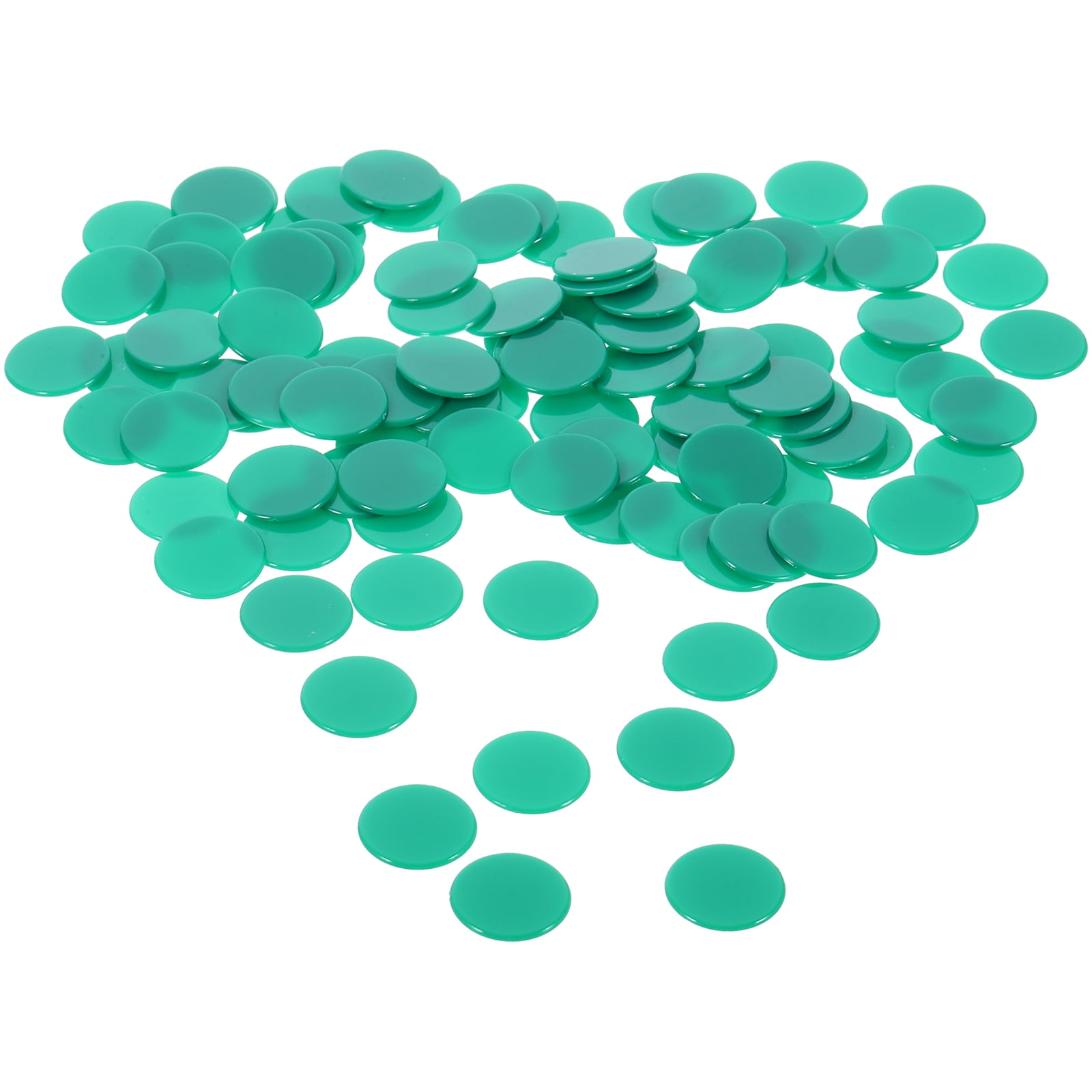 Colorful Bingo Chips 100 Pcs Accessories Poker Small Wafer DIY Gameroom ...