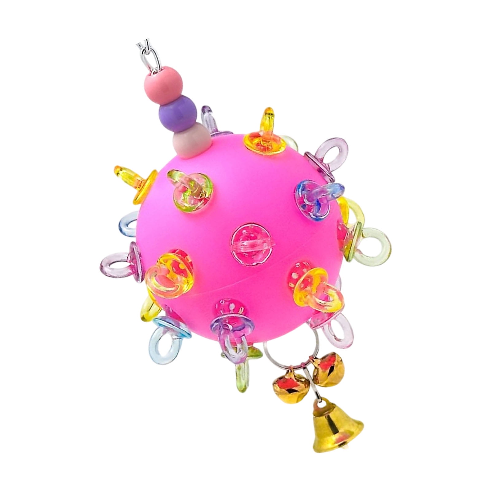 Colorful Bird Toy Chewable Rubber Parrots Chewing Toy For Parrots Cage ...
