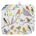 Colorful Birds Dish Drying Mat for Kitchen Counter,Branch Animal Spring ...
