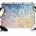Colorful Block Art Stone Backdrop for Photography, Oil Painting Texture ...