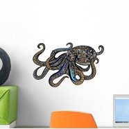 Silhouette Swimming Mermaid Wall Decal Wallmonkeys Peel and Stick ...