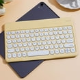 Colorful Bluetooth Keyboard, Portable Wireless Mini Keyboard, Compact ...