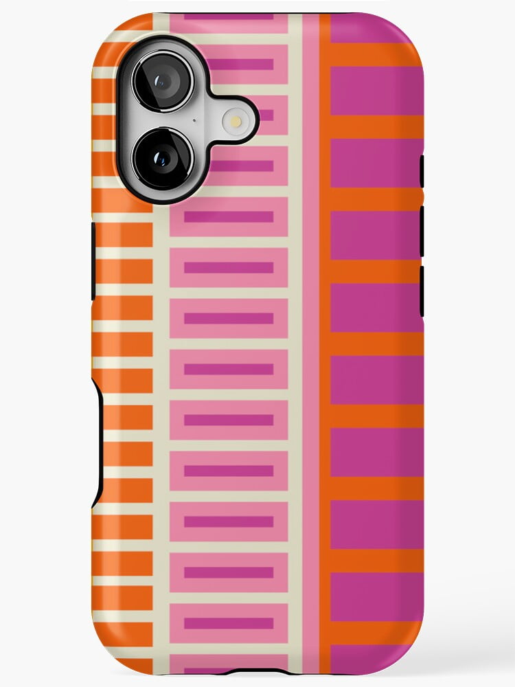 Colorful Bold Block Stripe Abstract Pattern iPhone Case 11 12 13 14 15 16 17 Pro Max - Walmart.com
