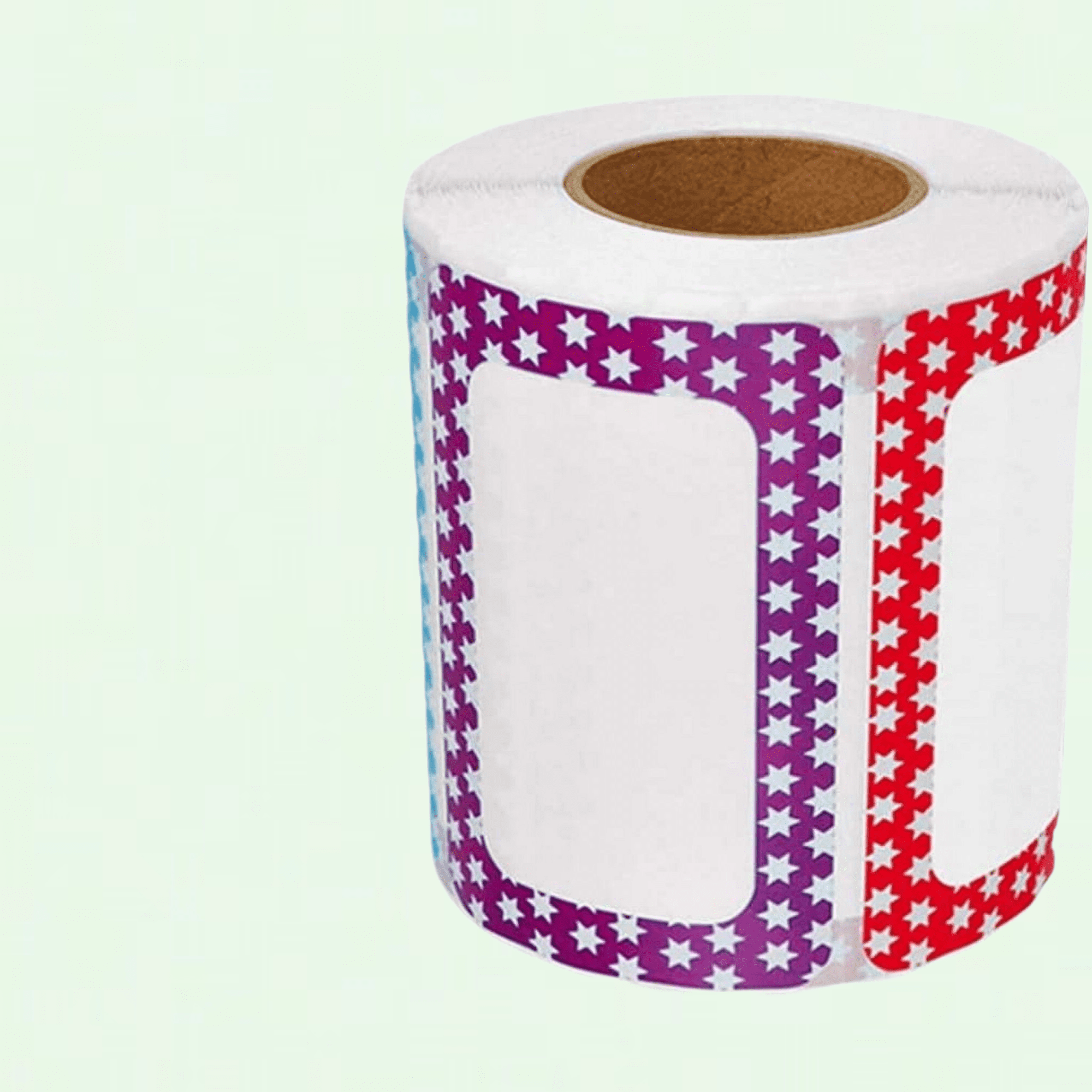 Colorful Border Name Tag Labels - Logo Stickers for Office School ...