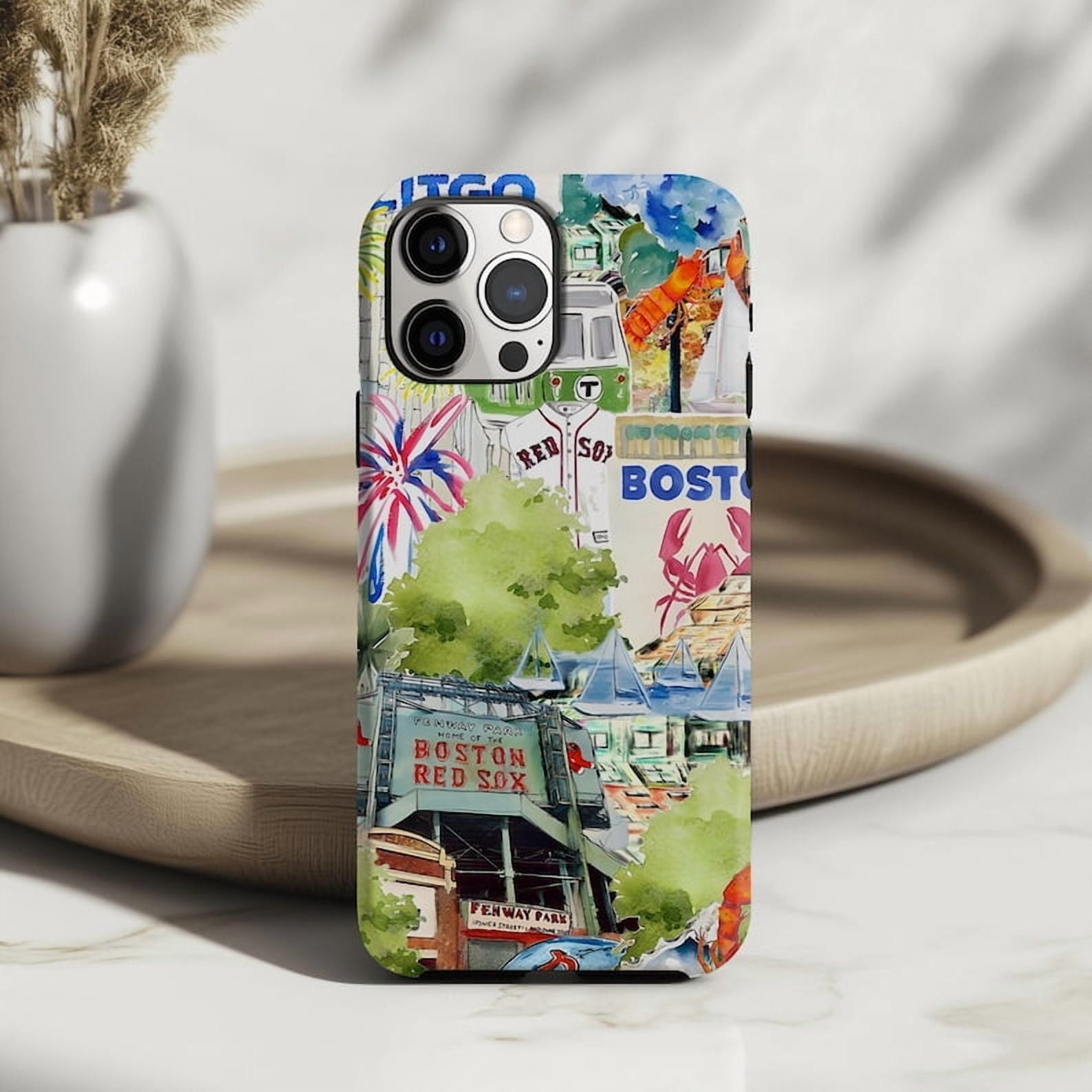 Colorful Boston Summer Inspired Collage Phone Case 11 12 13 14 15 16 ...