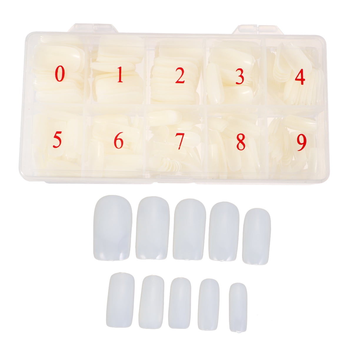 Colorful Box of DIY Nail Tips for Reusable Manicures - Walmart.com