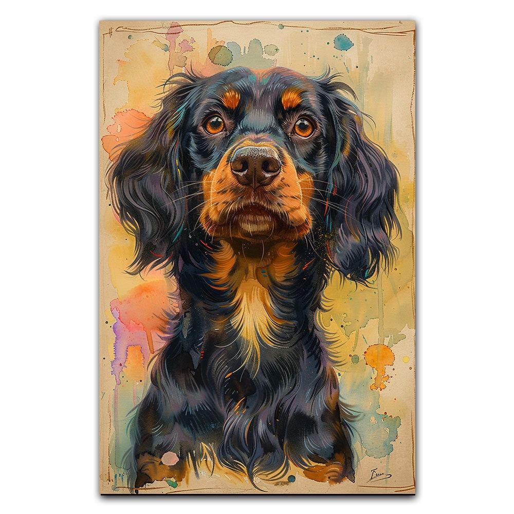 Colorful Boykin Spaniel Wall Art Abstract Dog Posters Animal Canvas ...