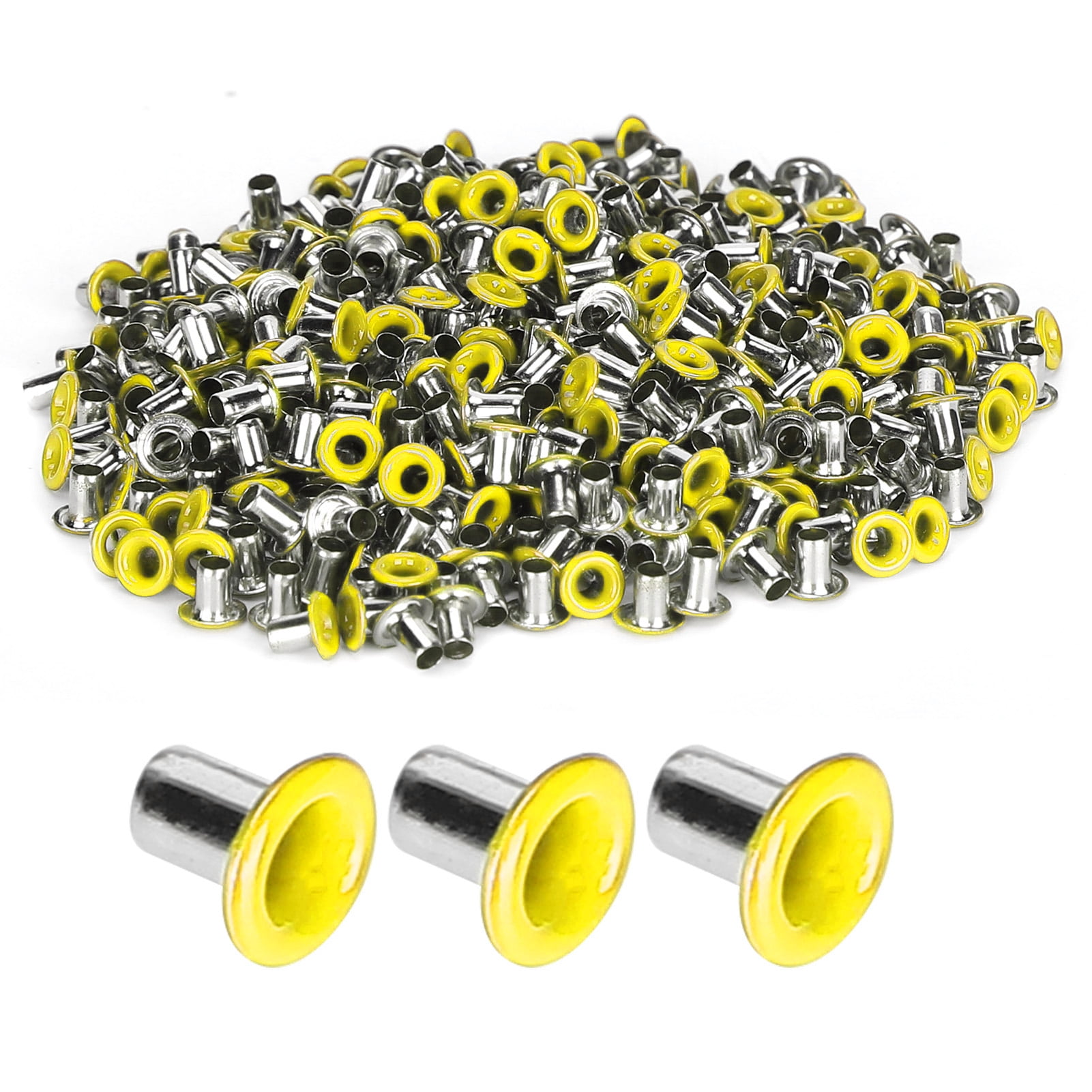 Colorful Brass Eyelets 2mm Inner Hole for DIY Crafts - Walmart.com