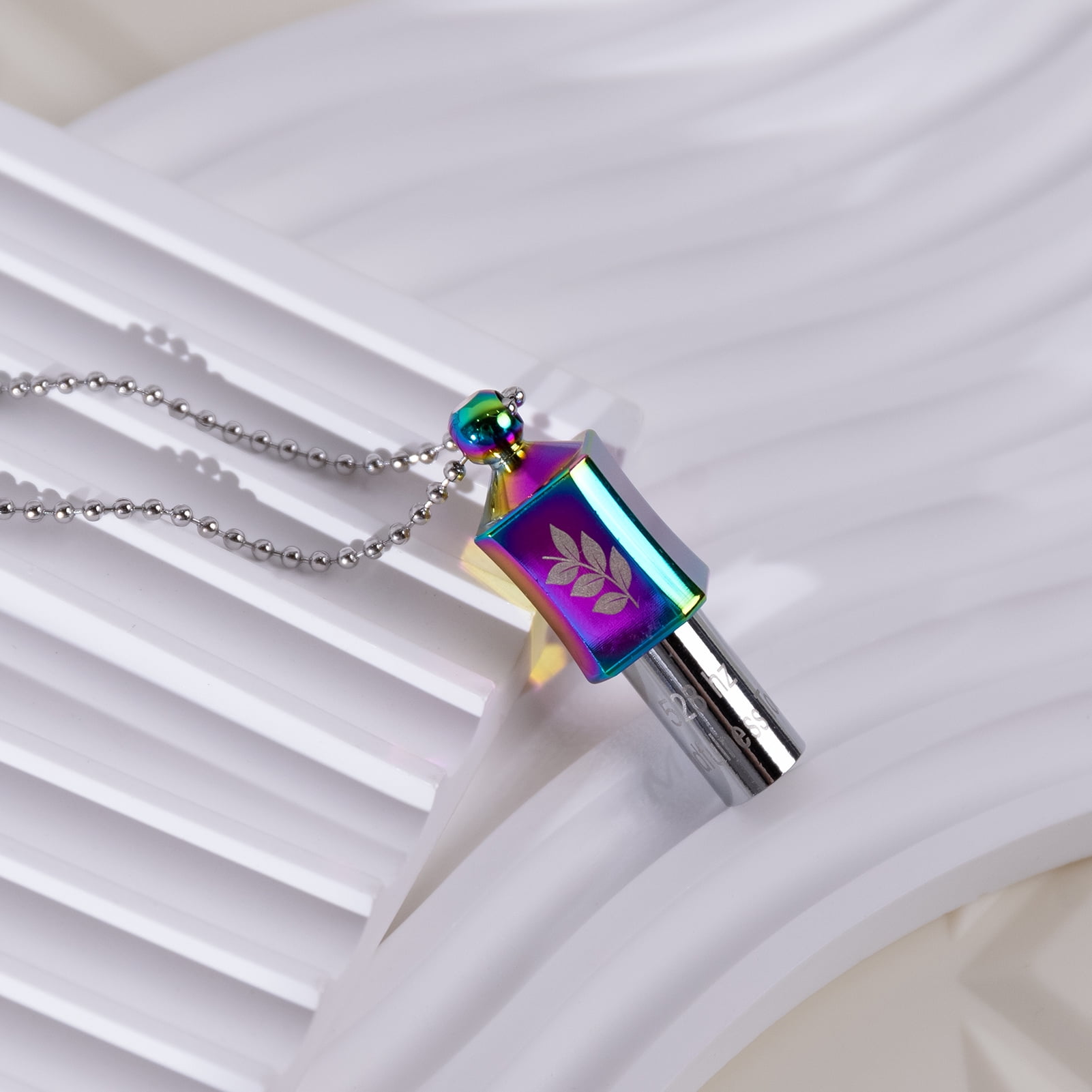 Colorful Breathing & Meditation Tuning Necklace 528 hz Whistle Necklace ...