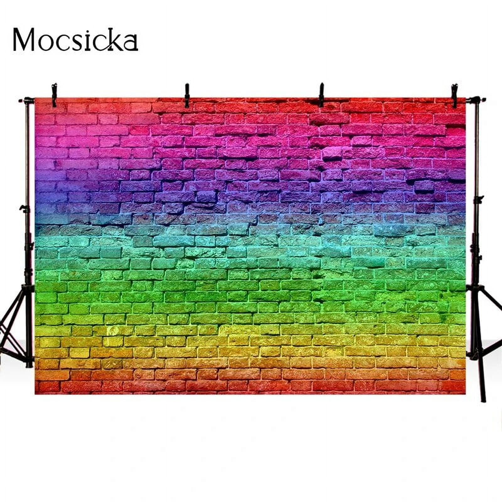 Colorful Brick Wall Photography Backdrops Painting Graffiti Brick ...