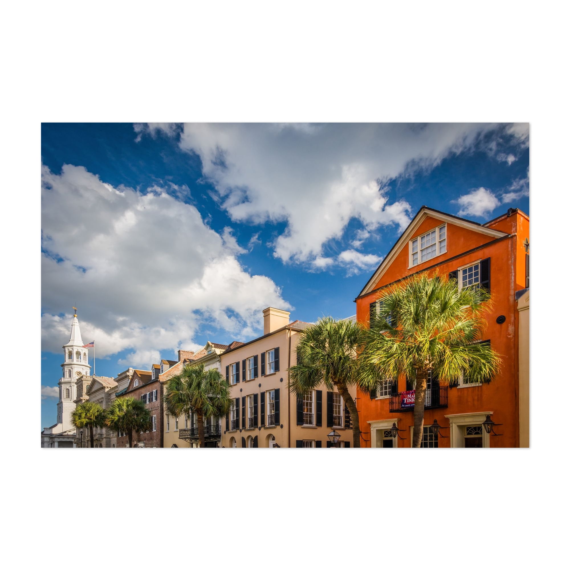Colorful Broad Street - Charleston South Carolina Photography ...