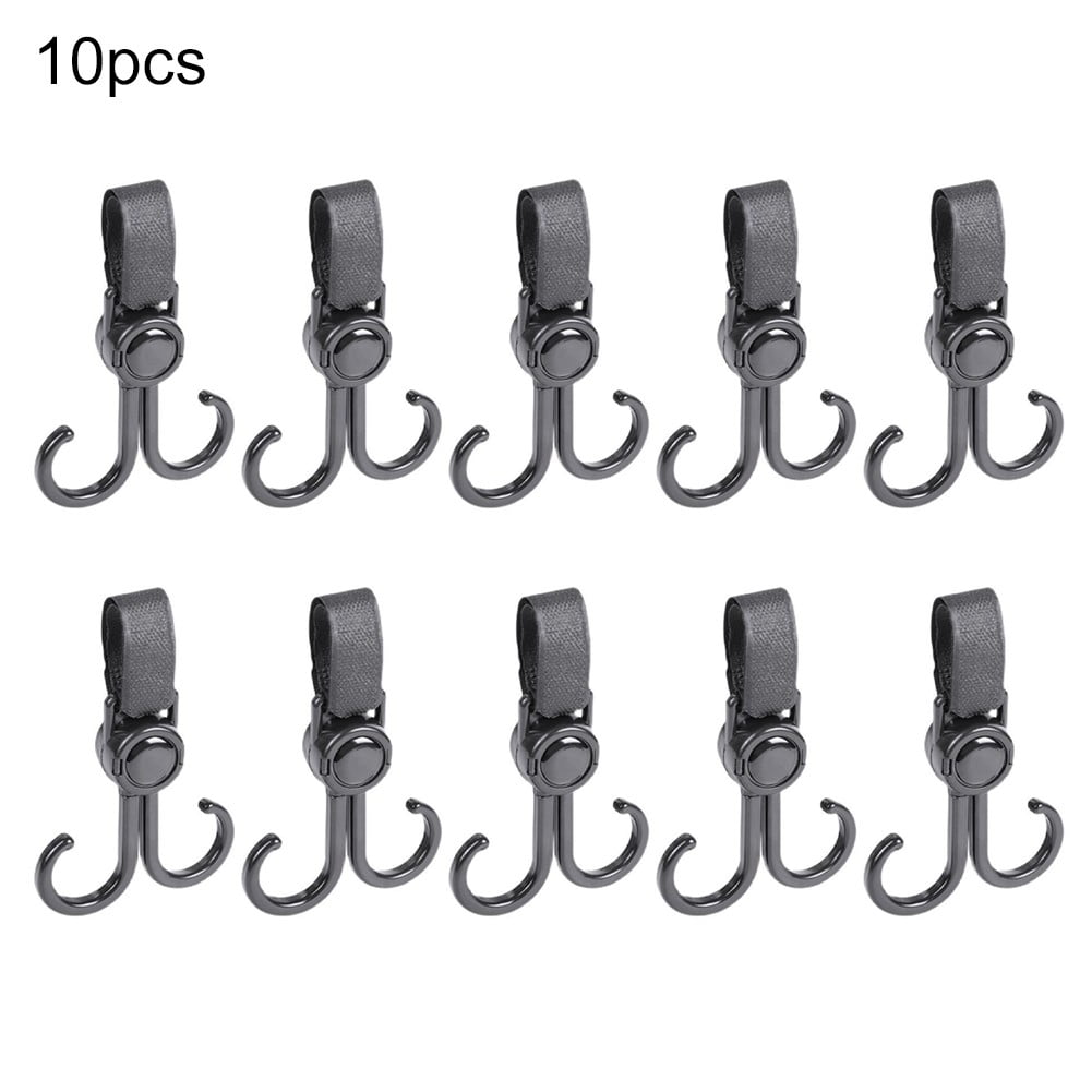 Colorful Buggy Clips Large Shopping Bag Hooks for Pram Pushchair 10/20 ...